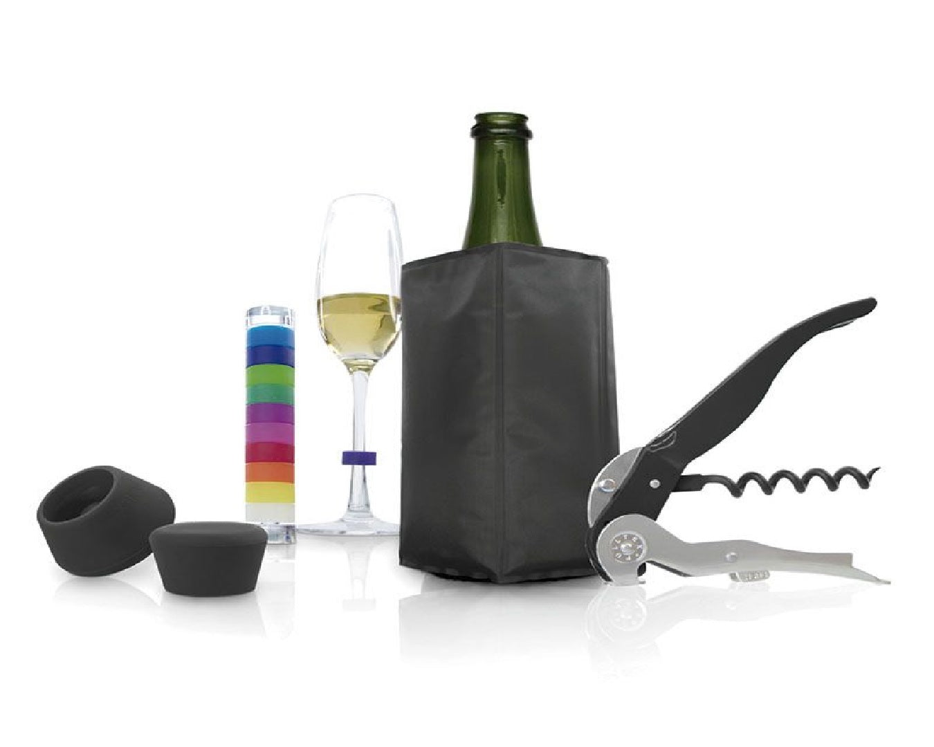 Pulltex Wine & Champ Starter set 5 pcs – Uva y Corcho